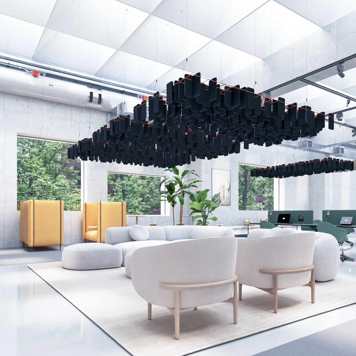 Mesh Baffles Random - Baresque